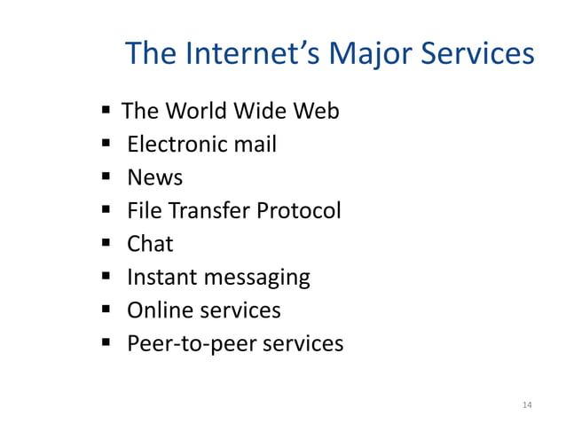 Introduction to Internet