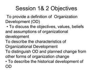 INtroduction to Organizational development | PPTX