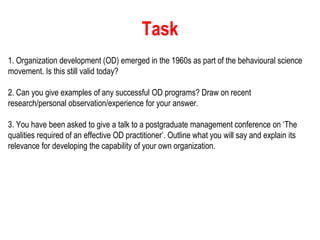 INtroduction to Organizational development | PPTX