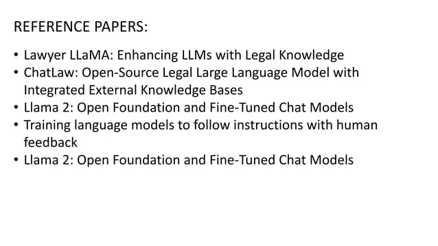 applications and impact of llms in leagal domain | PPT