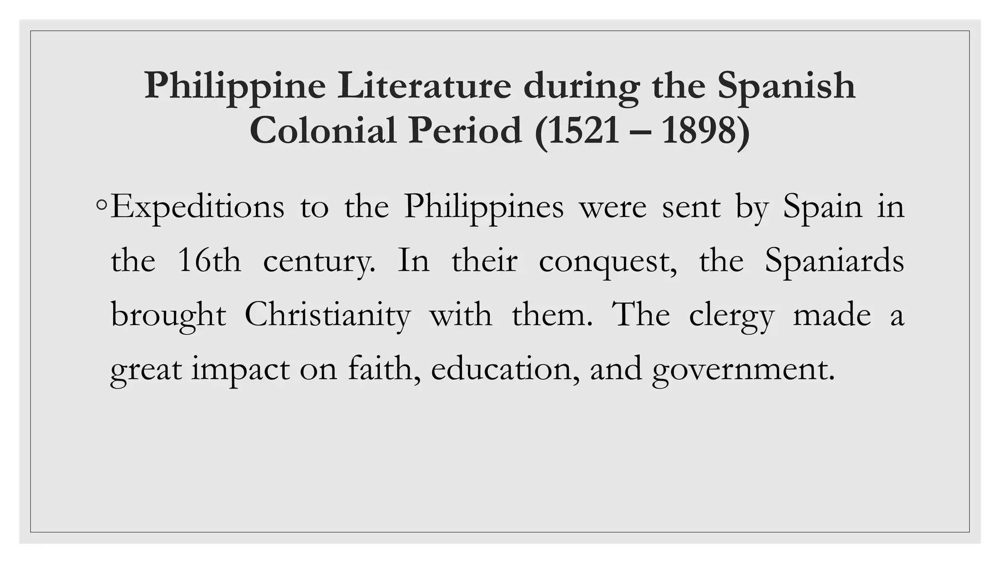Philippine Literary History | PPTX