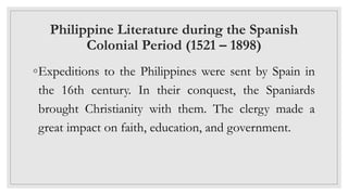 Philippine Literary History | PPTX