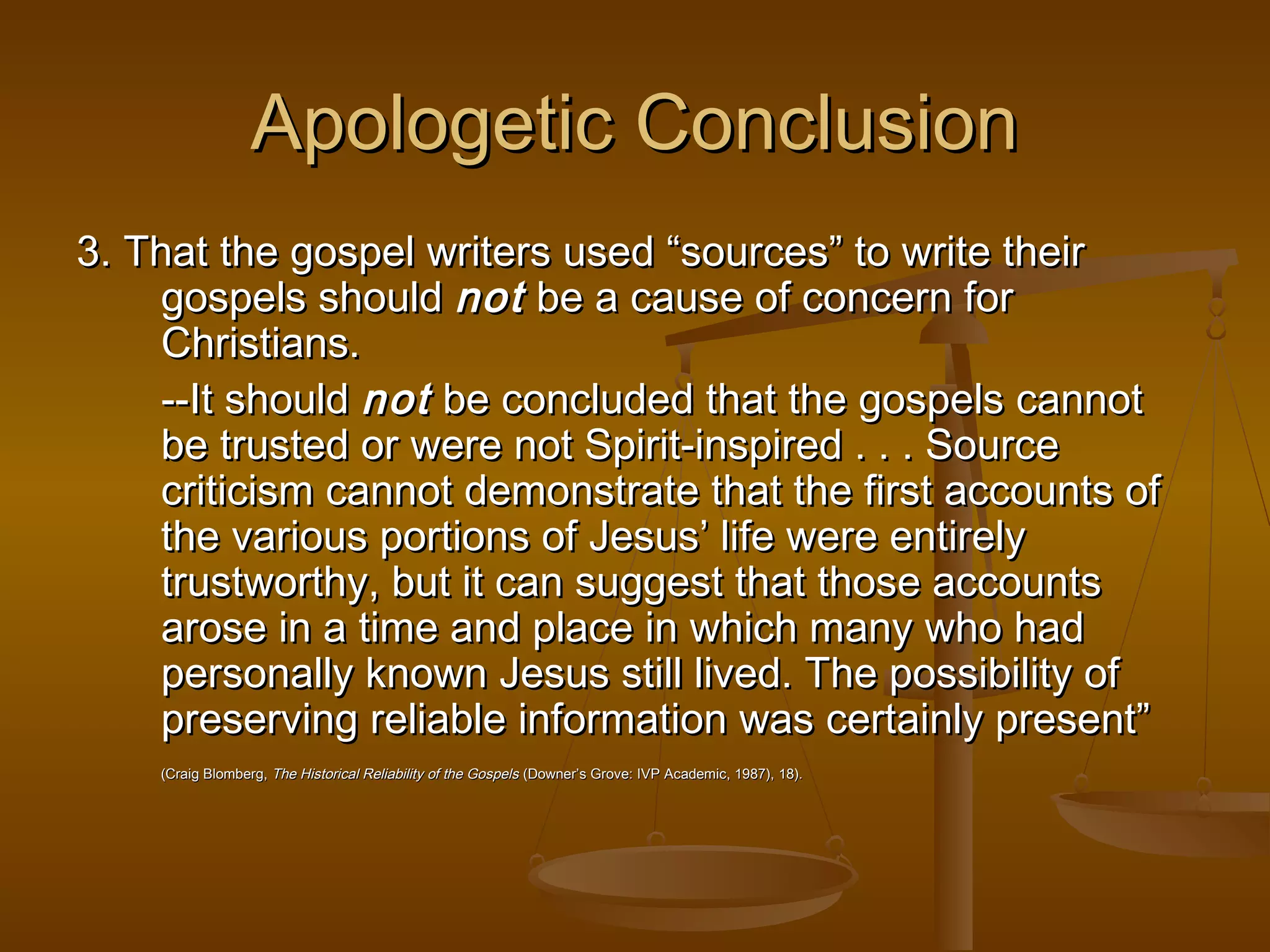 Bi 103 Week 1 ppt synoptic gospels source criticism | PPT