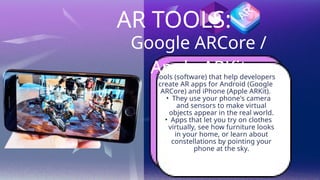 week 1, VR and AR presentation - Reema Albouainain | PPT