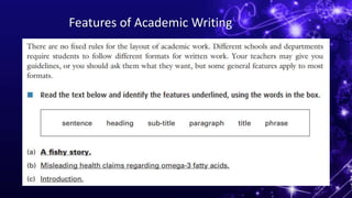 Week 1 Purpose and Features of Writing.pptx
