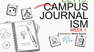 Campus Journalism Introduction | PPTX
