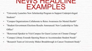 Campus Journalism Introduction | PPTX