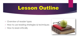 Week 1 reading strategies copy | PPT