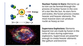 Formation of heavier elements during star formation and evolution | PPT