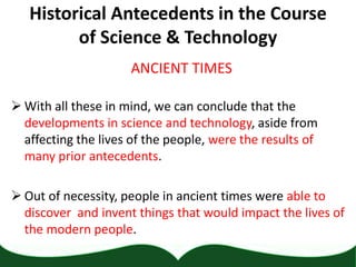Science and Technology of the ancient civilizations | PDF