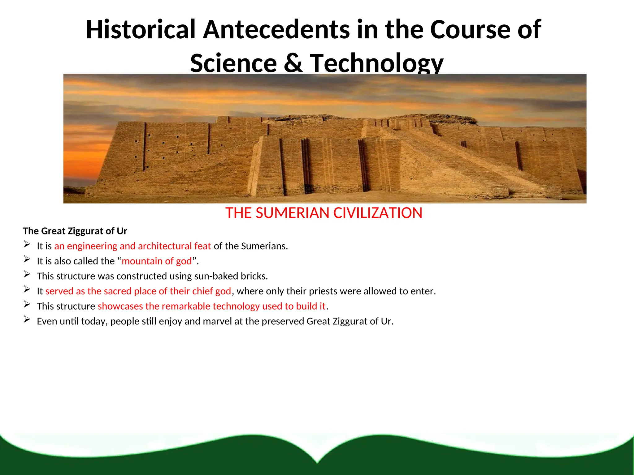 Science and Technology during Sumerian, Babylonian and Egyptians | PPT ...