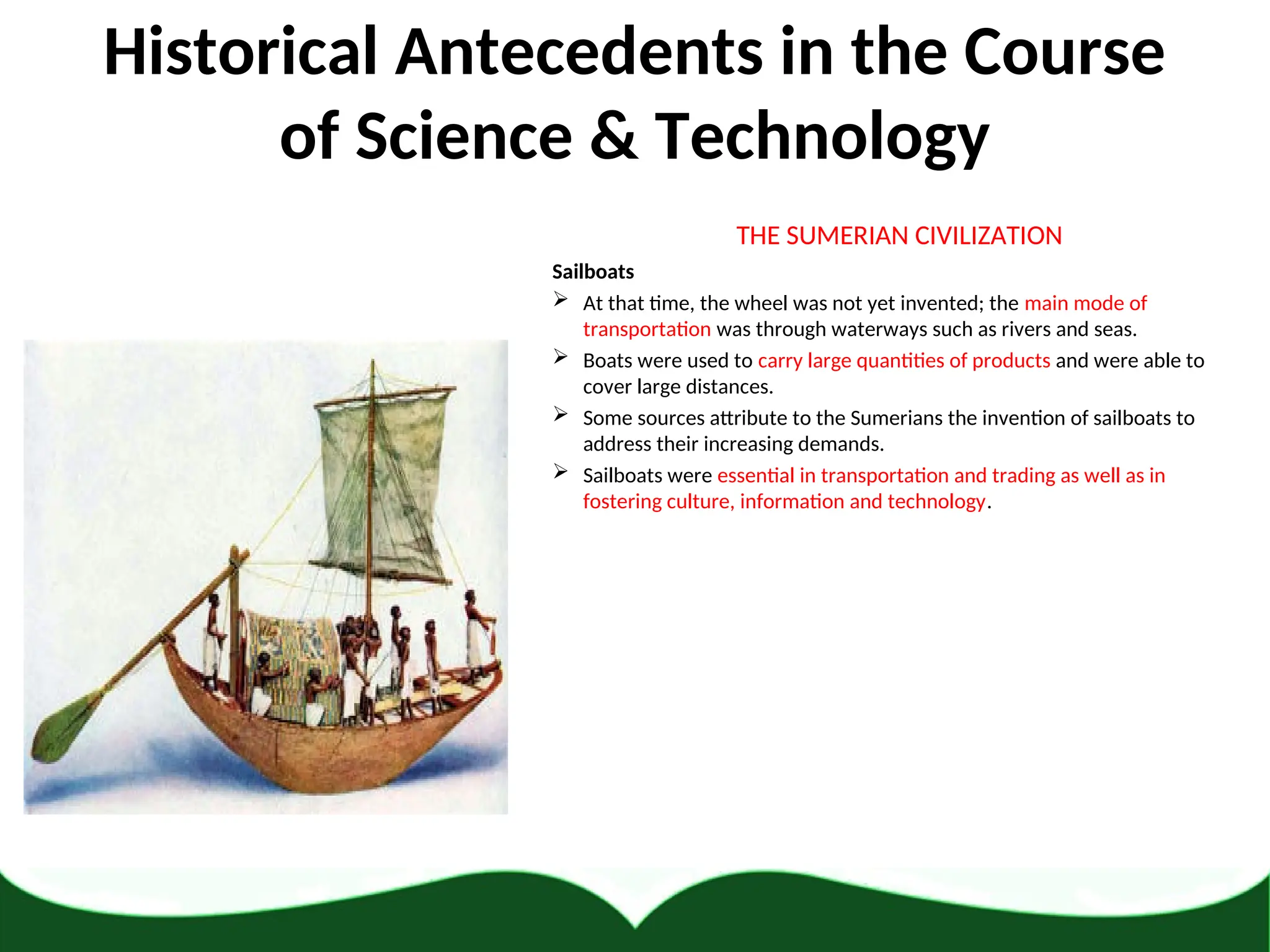 Science and Technology during Sumerian, Babylonian and Egyptians | PPT