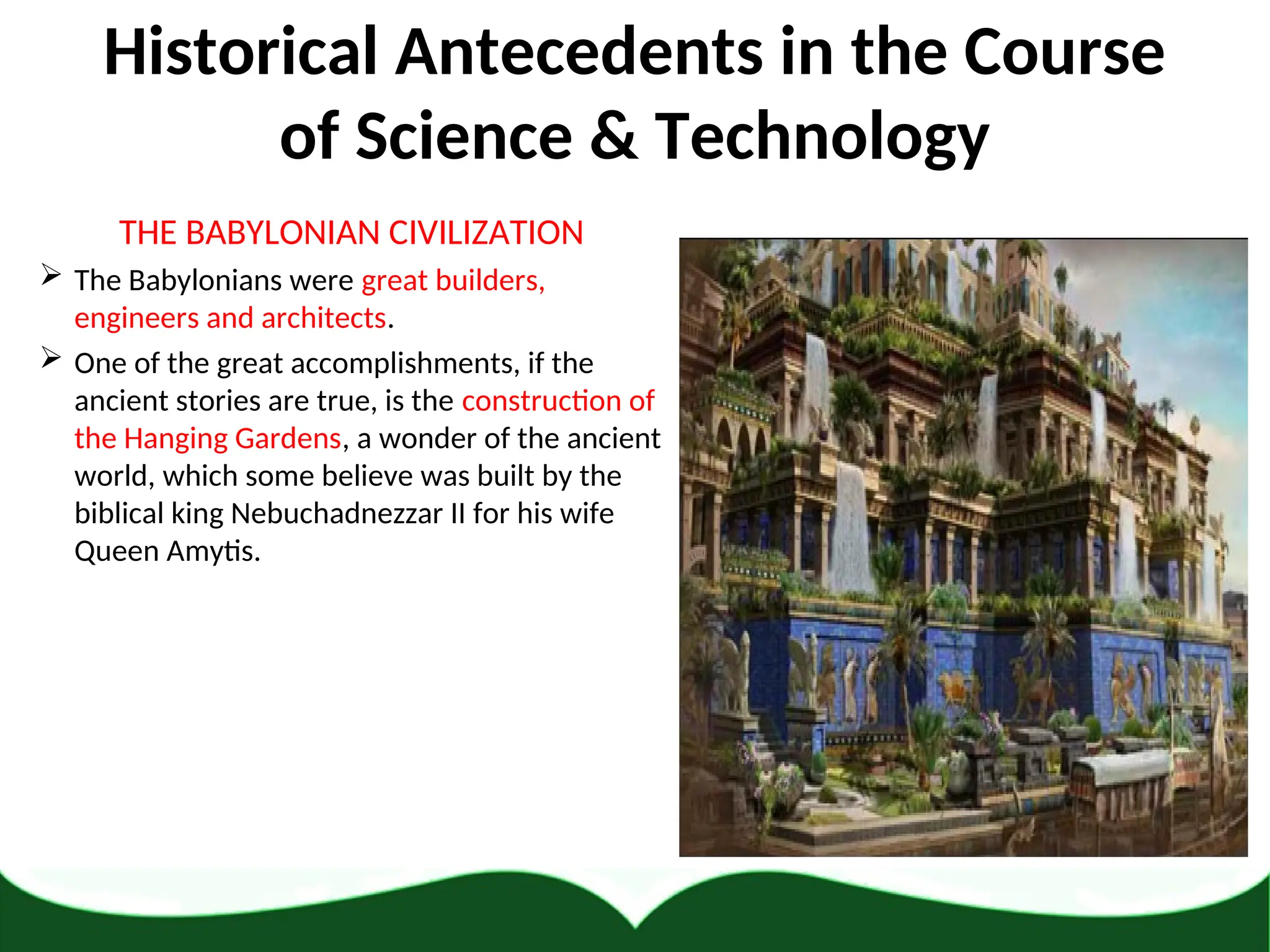 Science and Technology during Sumerian, Babylonian and Egyptians | PPT ...