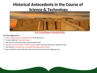 Science and Technology during Sumerian, Babylonian and Egyptians | PPT