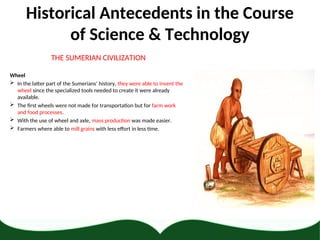 Science and Technology during Sumerian, Babylonian and Egyptians | PPT