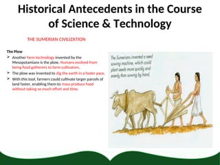 Science and Technology during Sumerian, Babylonian and Egyptians | PPT