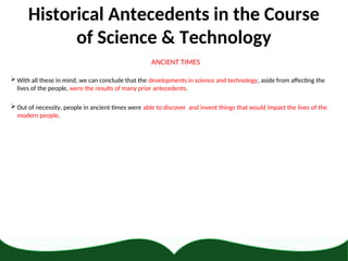 Science and Technology during Sumerian, Babylonian and Egyptians | PPT