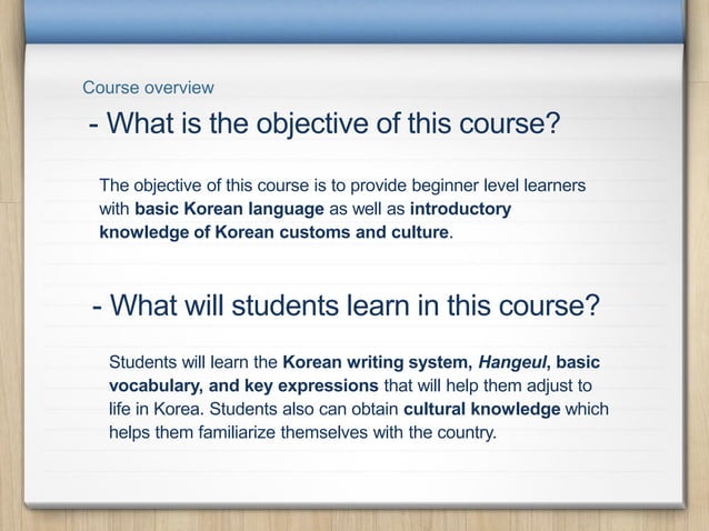 Introduction to Basic Korean language pdf | PDF | Education