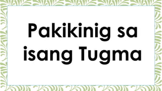 Pagkilala sa Letrang Ss mga salitang nagsisimula sa Sss.pptx