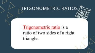 Comprehensive Guide to Trigonometric Ratios and the Pythagorean Theorem ...