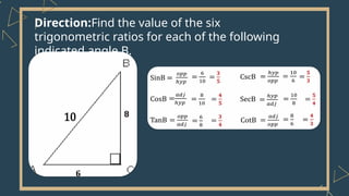 Comprehensive Guide to Trigonometric Ratios and the Pythagorean Theorem ...