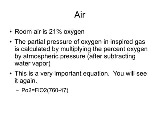 Pulmonary Physiology Online Week 1: Structure and Function | ODP