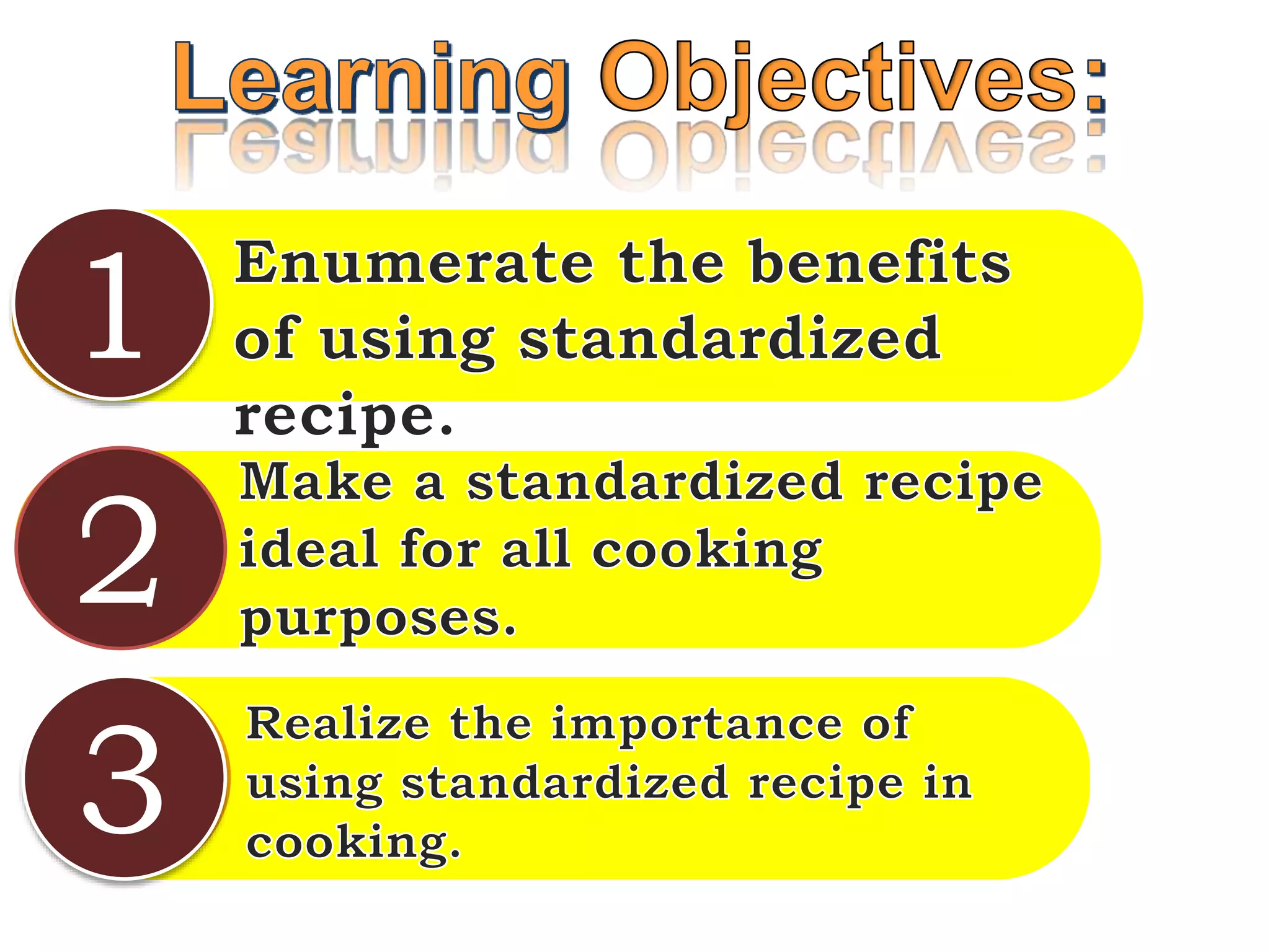 WEEK 1 STANDARDIZED RECIPE.ppt