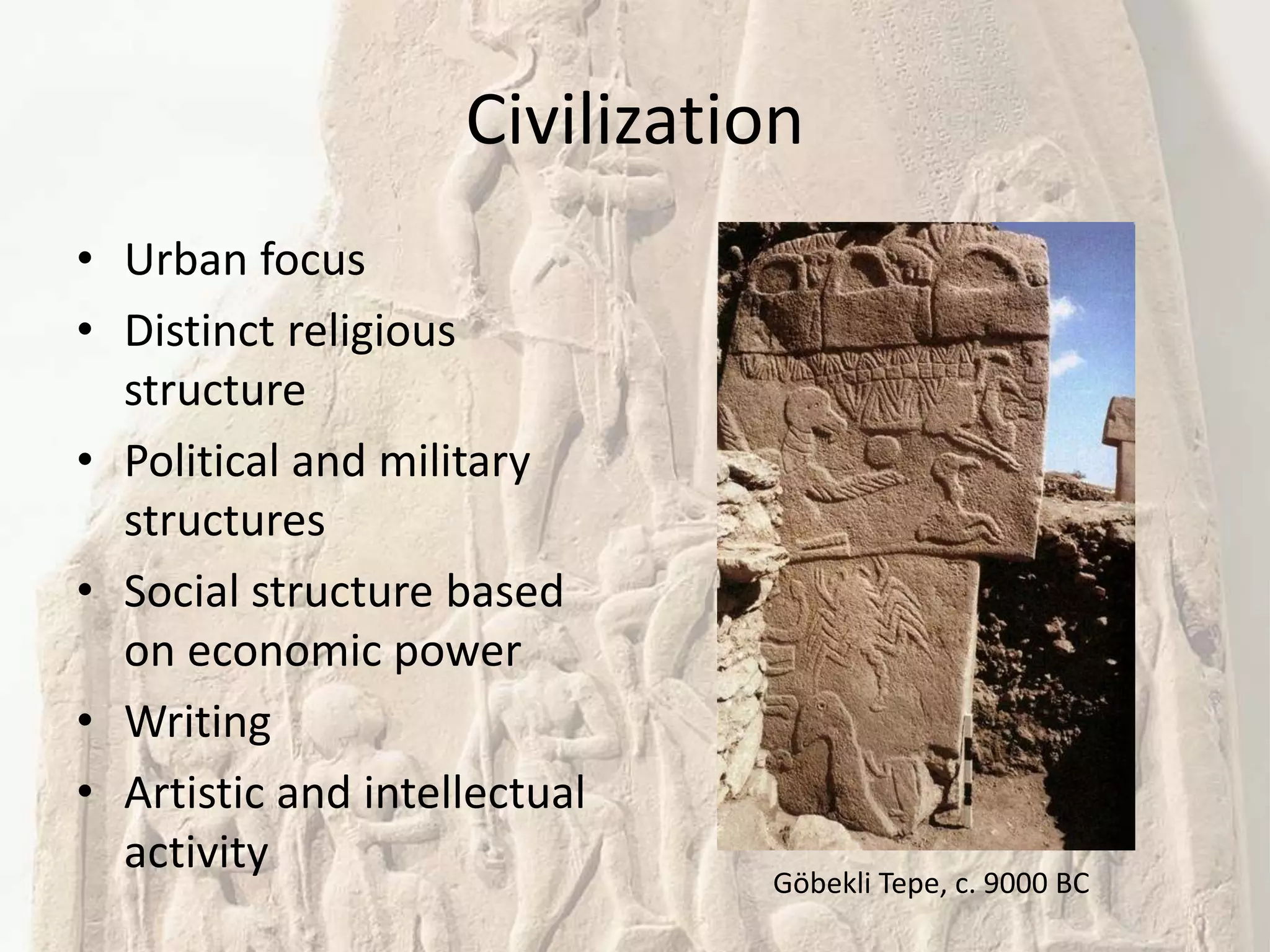 Week 1 (The Stone Age and Early Civilization) | PPT