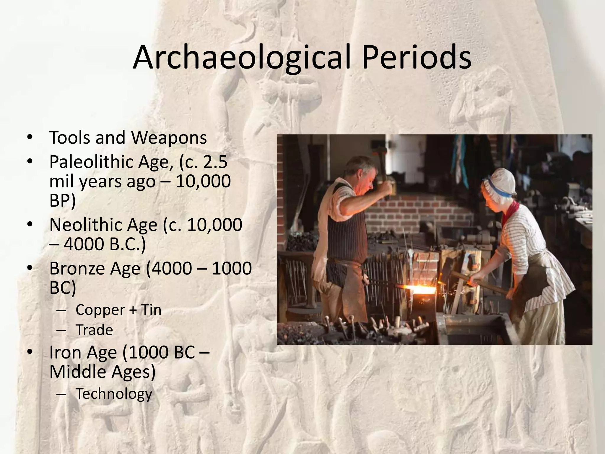 Week 1 (The Stone Age and Early Civilization) | PPT