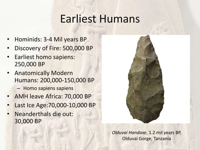 Week 1 (The Stone Age and Early Civilization) | PPT