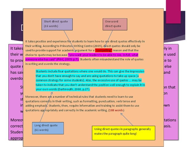 Week 1 Quoting, Paraphrasing & Summarizing | PDF | Homework and Study ...