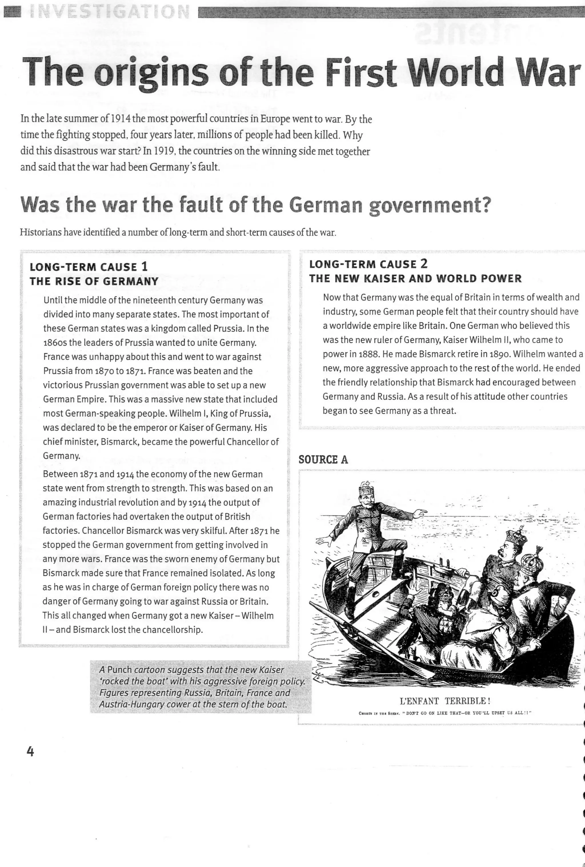 Week 1 - WWI and Treaty of Versailles | PDF