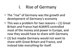 Week 1 – the causes of world war | PPT