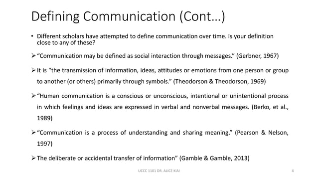 WEEK 1 Topic 1 - Introduction to Communication 1.pptx | Computer Networking | Computing