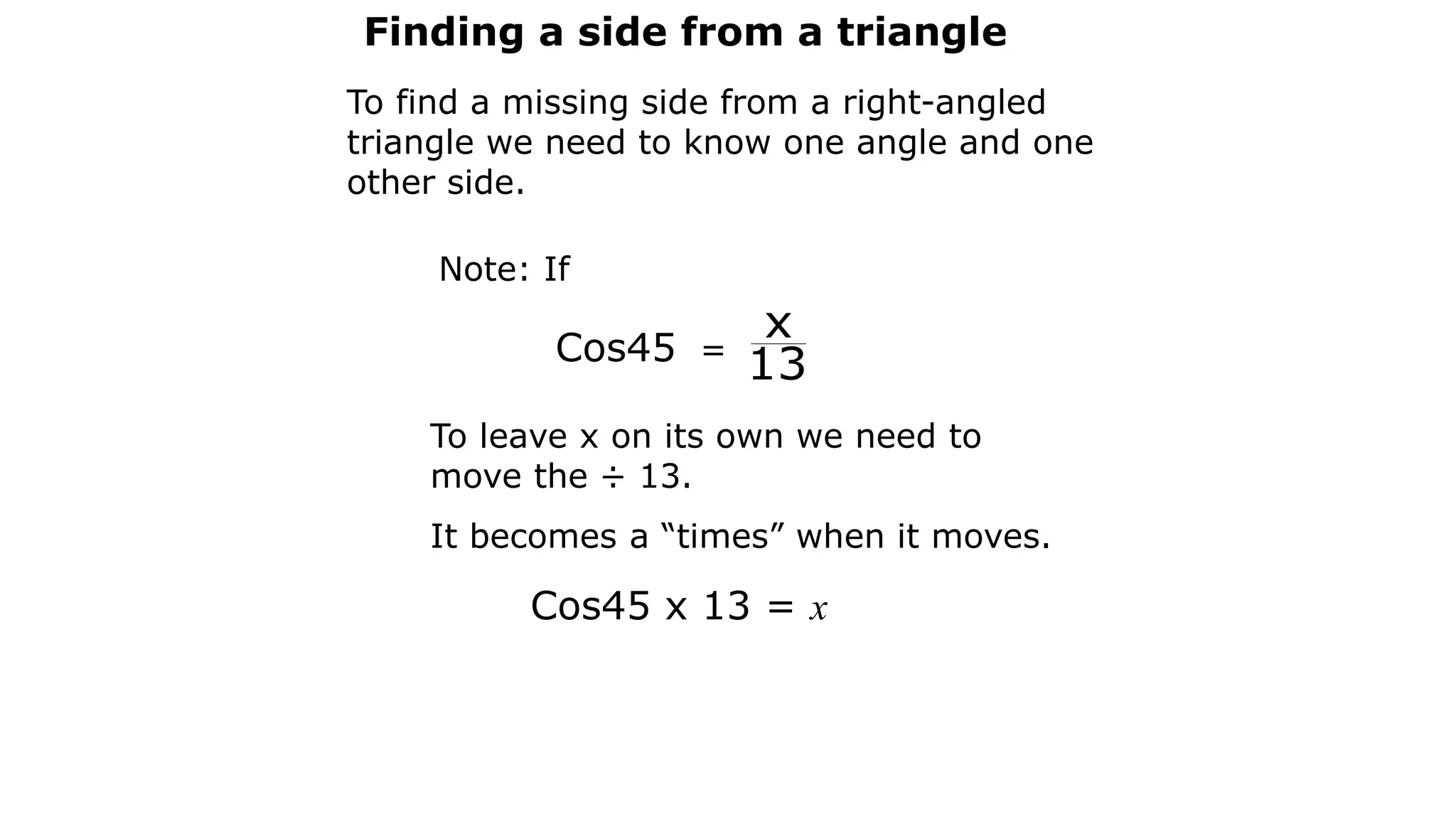 WEEK 1 TRIGONOMETRY RATIOS 1.pptx | Physics | Science