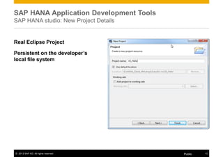 Week 1 unit 1to5 sap hana native application basics | PDF