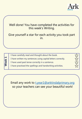 Year 1 Literacy Work | PDF