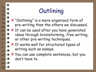Week 1 writing process(prewrite) - Part 2.ppt