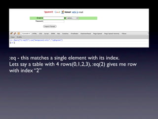 jQuery filters - Part 1 | KEY