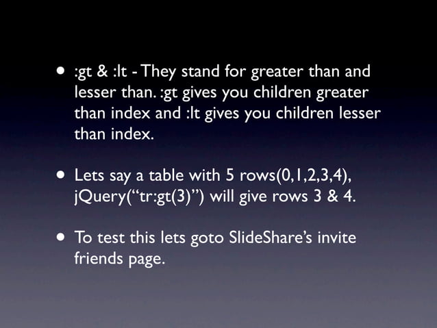 jQuery filters - Part 1 | KEY