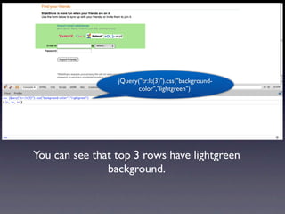 jQuery filters - Part 1 | KEY