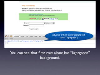 jQuery filters - Part 1 | KEY