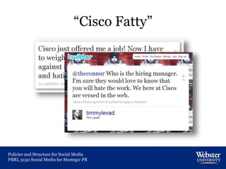 Policies and Structure for Social Media | PPT