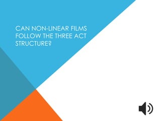 Week 2: Story, structure and planning | PPT