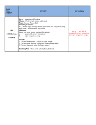 SAMPLE LESSON PLAN Week 2 | DOCX