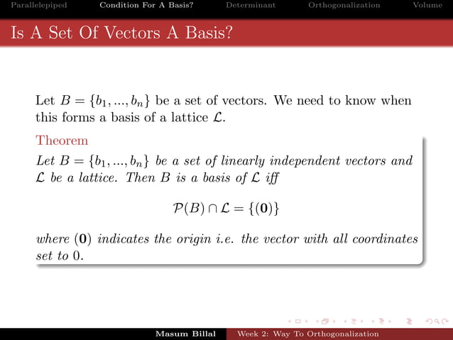 Lattice Based Cryptography Week 2 Ppt 