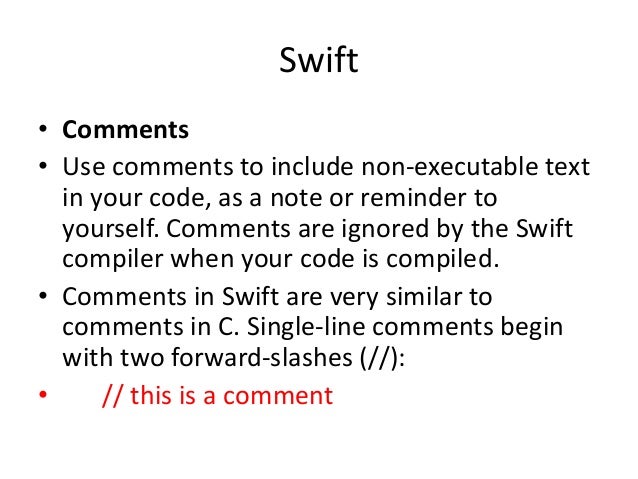IOS Swift language 2nd tutorial