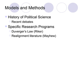 political science | PPT | Science