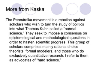 political science | PPT | Science