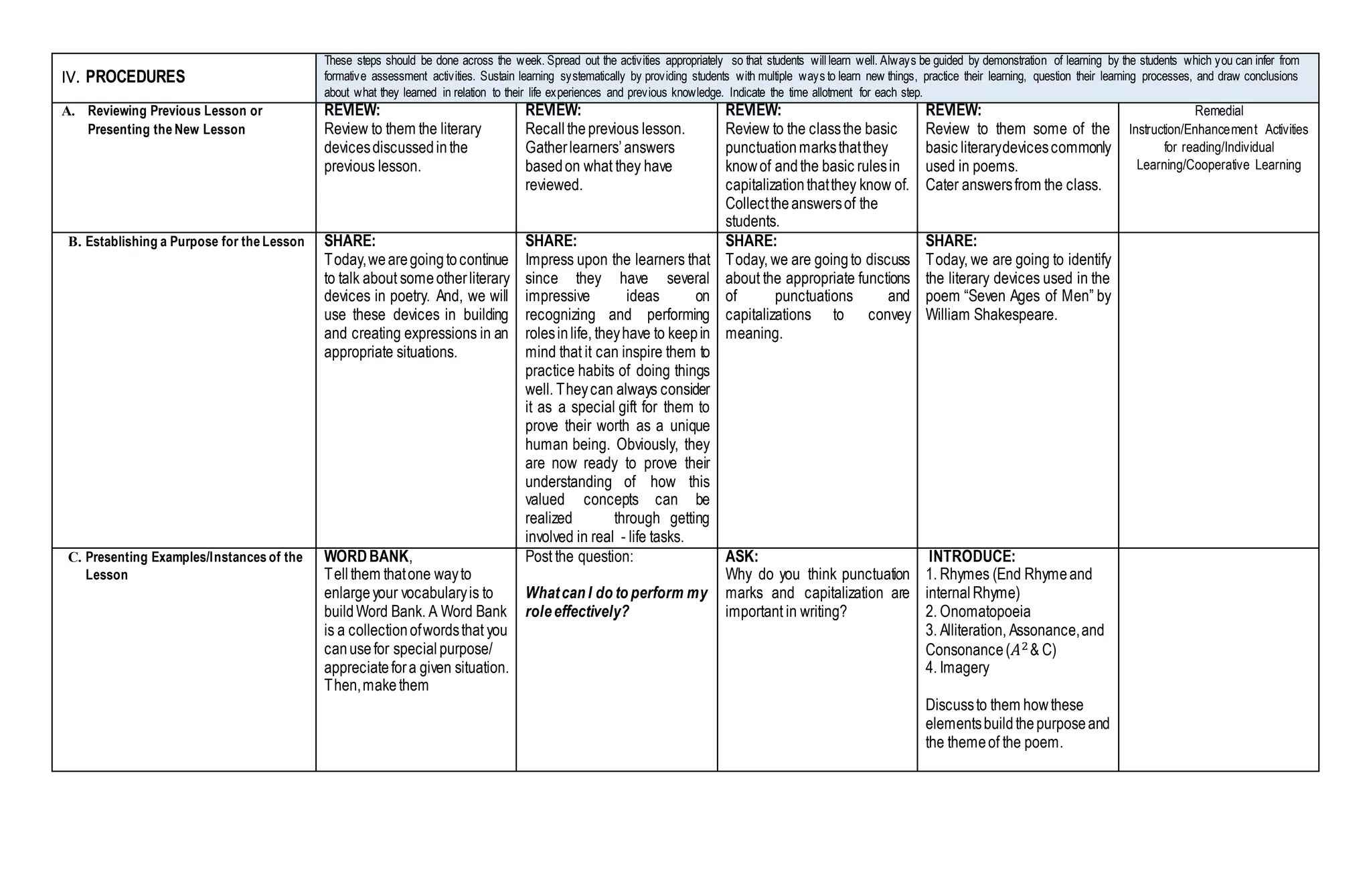 English 9 Q1 Week 2 | DOCX